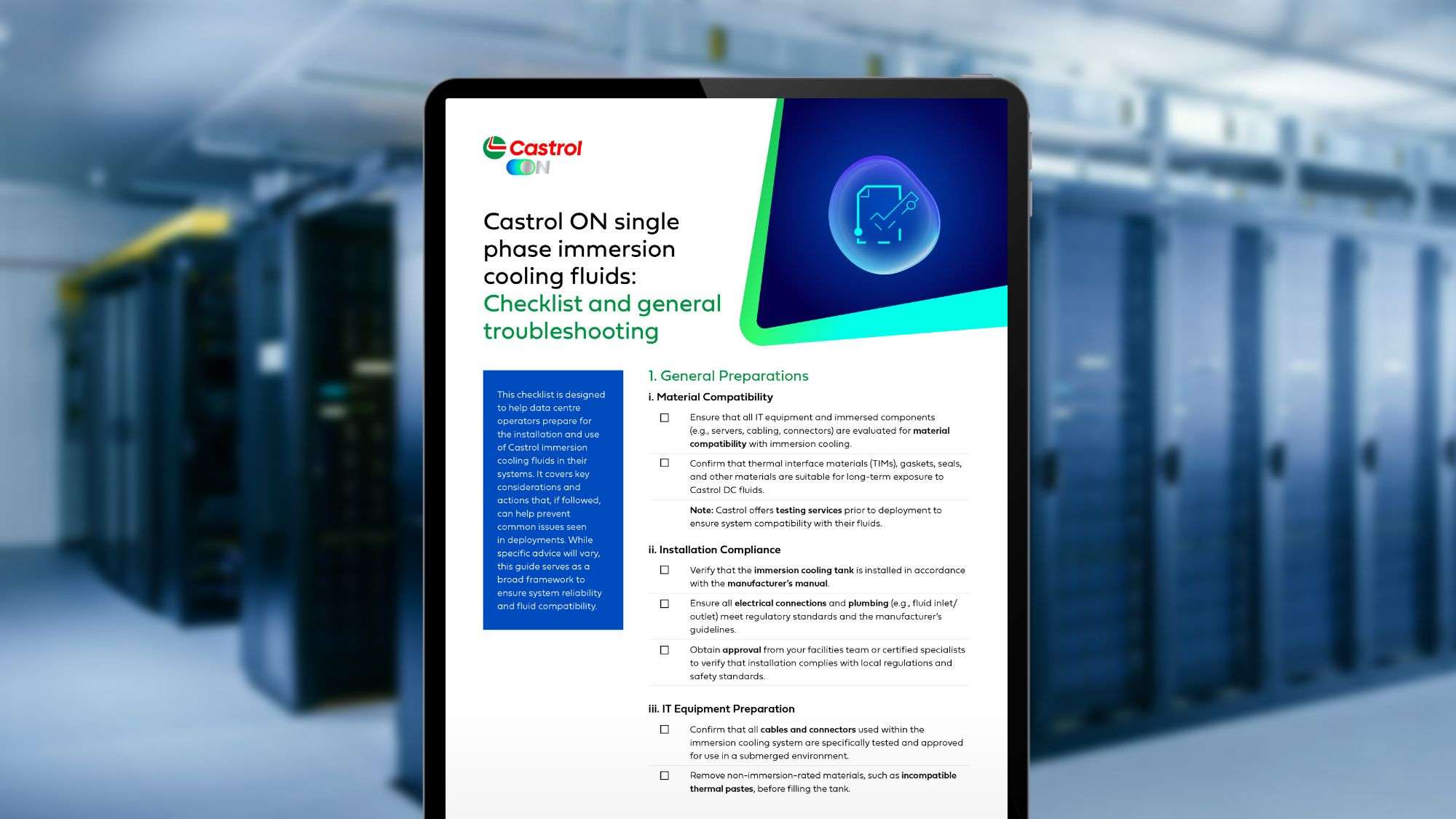 Castrol ON Liquid Cooling customer hub | Home