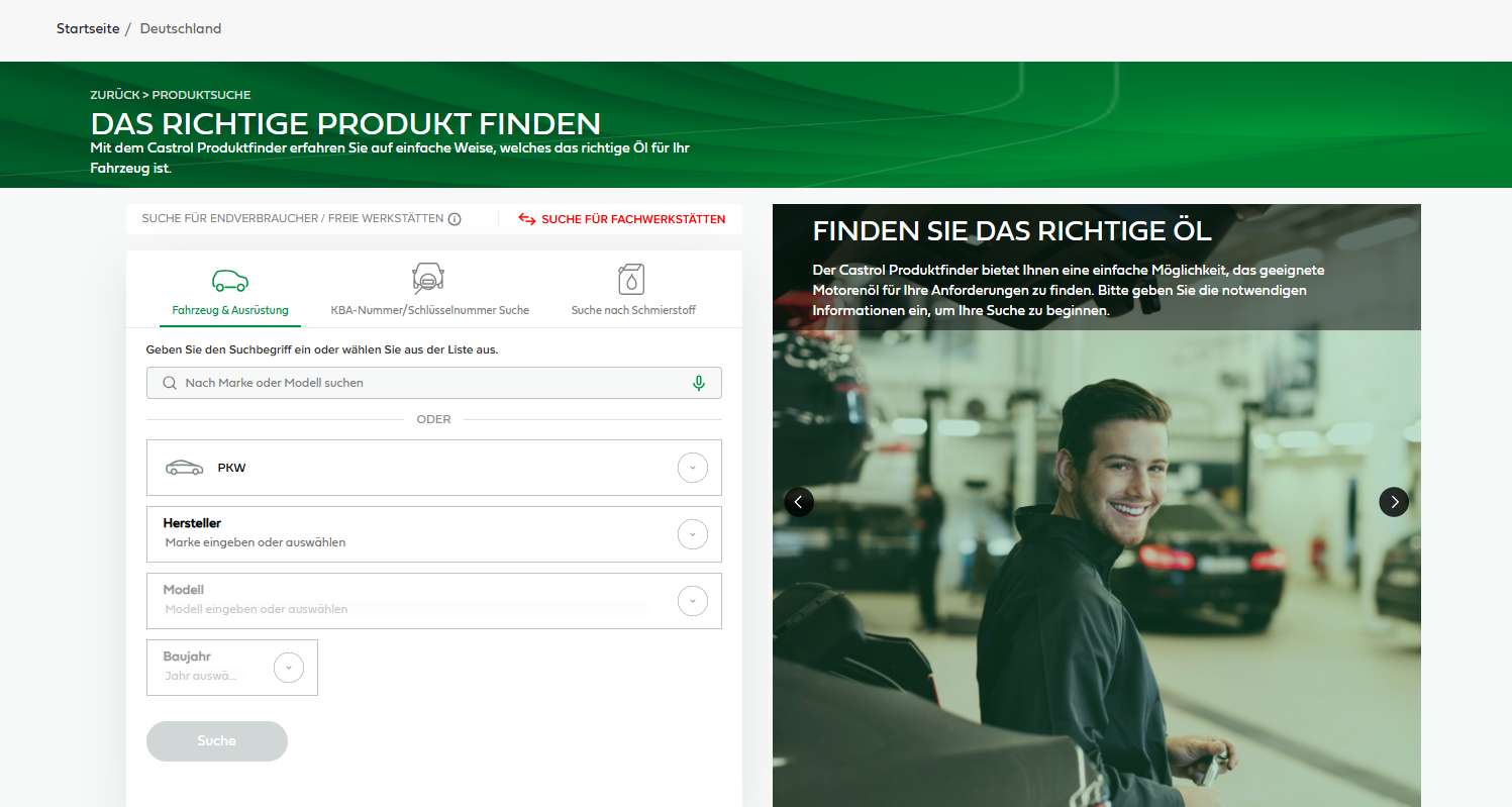 Optimiertes Online-Tool von Castrol: Werkstätten und ihre Kunden finden ...