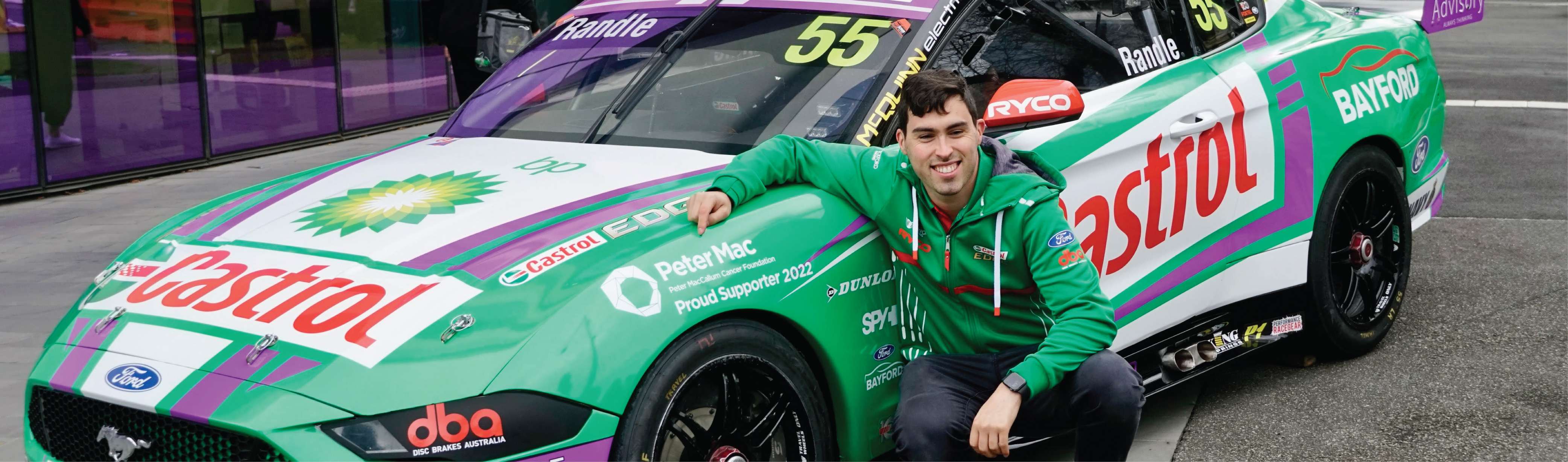 Randle racing for Peter Mac at Sandown | Castrol Australia