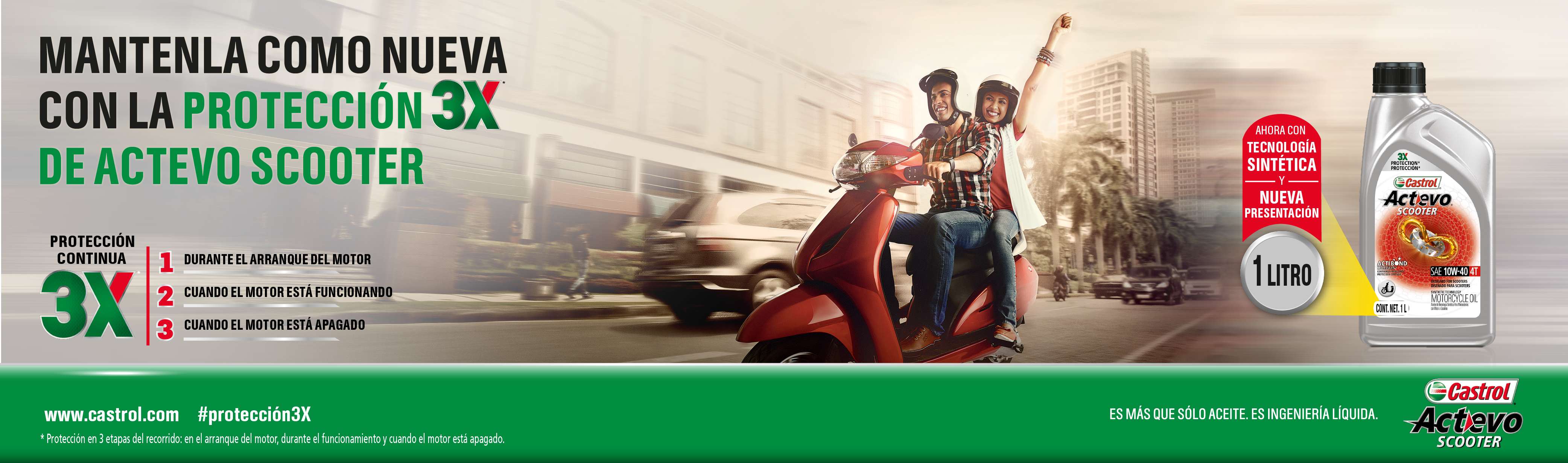 Castrol Act>evo Scooter | Castrol Carribbean, Central & South America ...