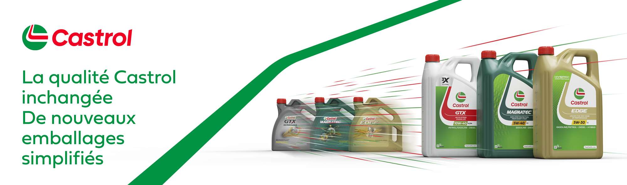 Emballage Castrol nouvelle génération | Castrol France