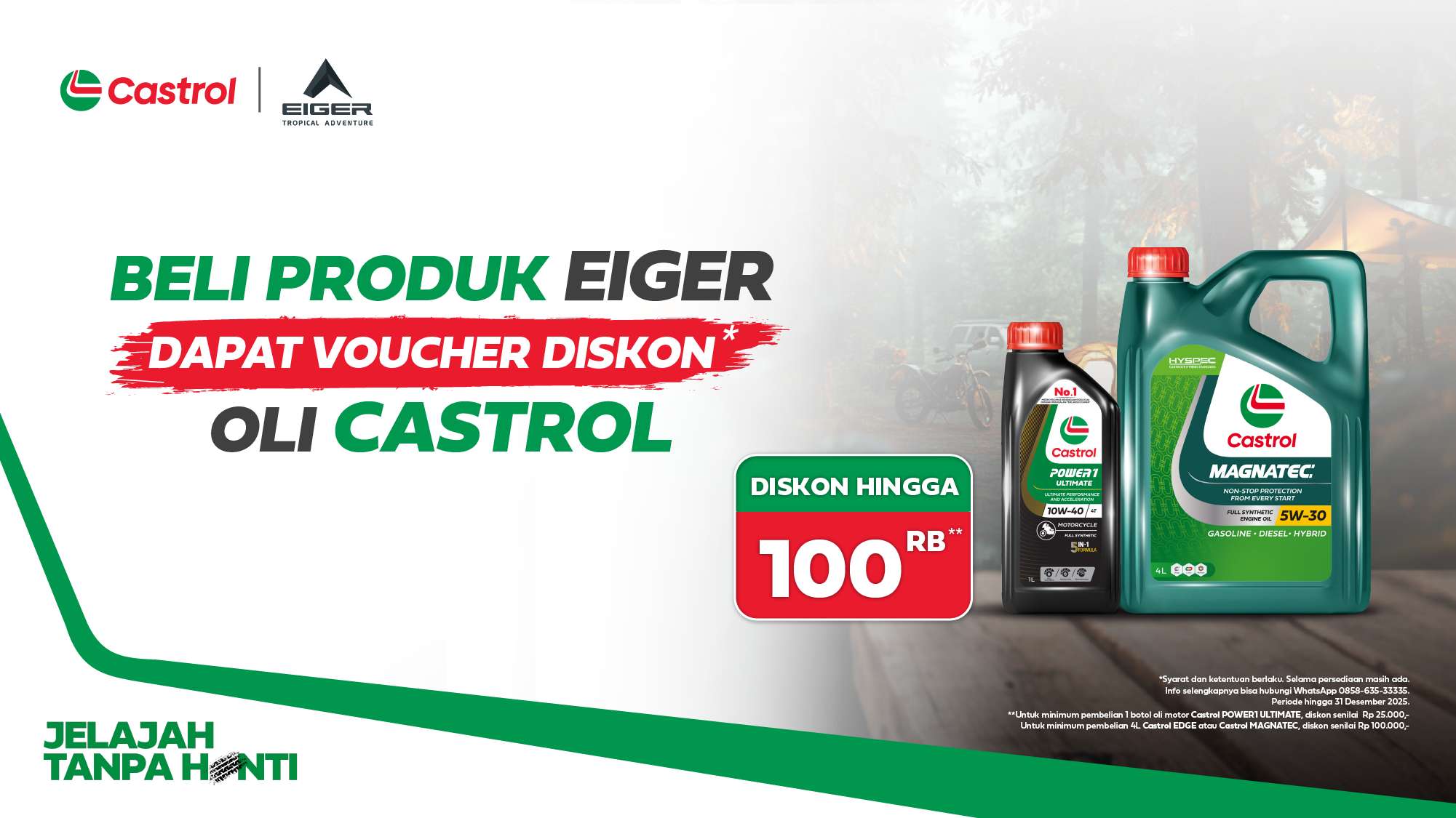 Eiger Promotion Discount | Castrol Indonesia