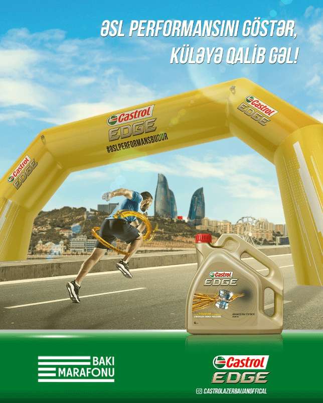 Castrol - küləyə qali̇b gəl marafonu | Castrol Центральная Азия