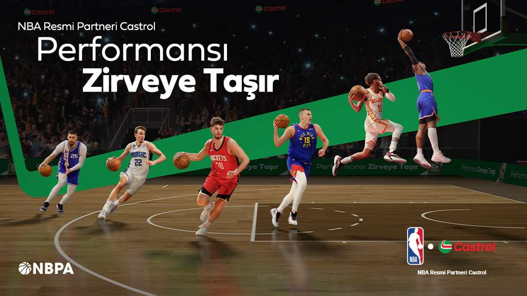 Castrol, NBA ve WNBA’in resmi motor yağı partneri olarak basketbol ...