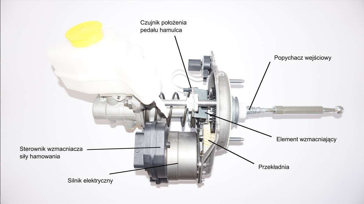 Procedure for servicing and replacing the iBooster electromechanical ...